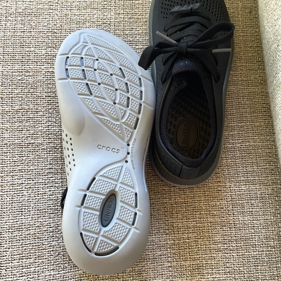 CROCS | Shoes | Womens Croc Literide 36 Blackslate Grey Size 7 | Poshmark